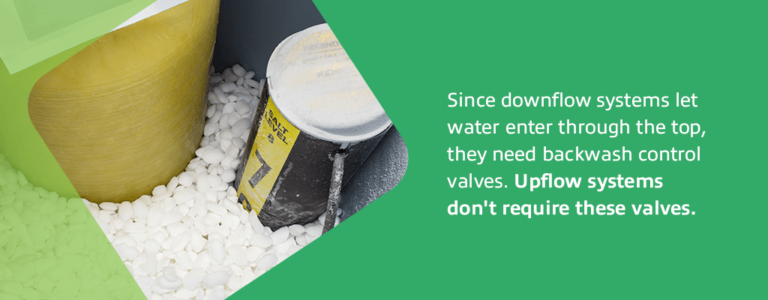 Upflow vs. Downflow Water Softeners